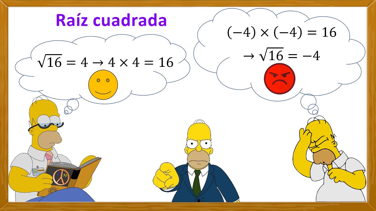 Raíz cuadrada de un número (Raíz principal o positiva). - YouTube