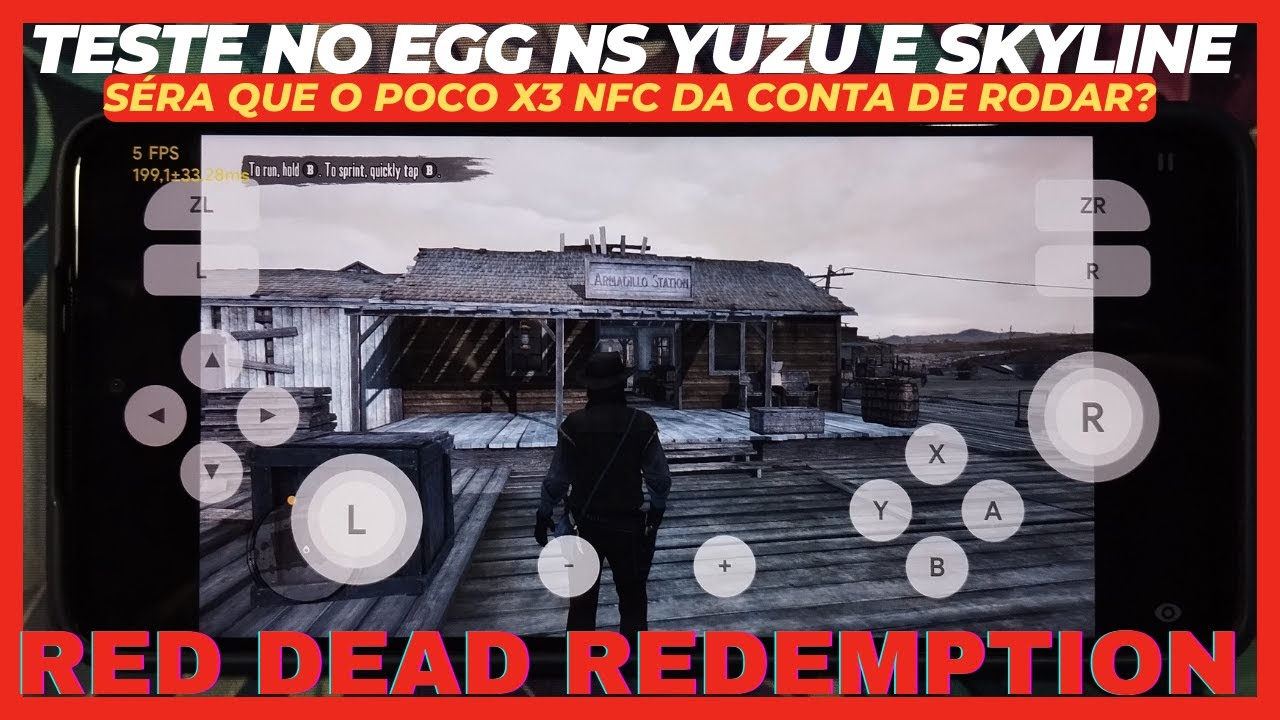 RED DEAD NO POCO X3 SNAPDRAGON 732G ADRENO 618 E 6GB RAM! - YouTube
