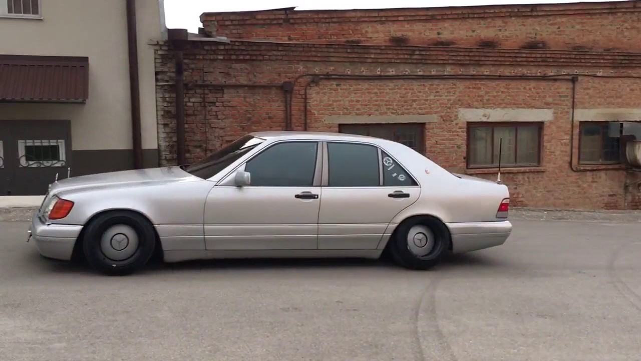Mercedes-Benz w140 bippu (stance) - YouTube