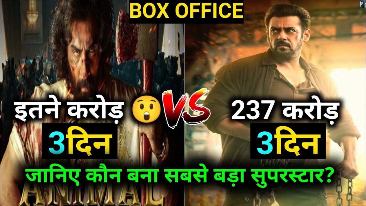 Animal Box Office Collection | Tiger 3 Box Office Collection - YouTube