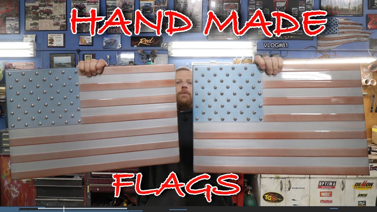 HAND MADE SHEET METAL FLAGS - YouTube