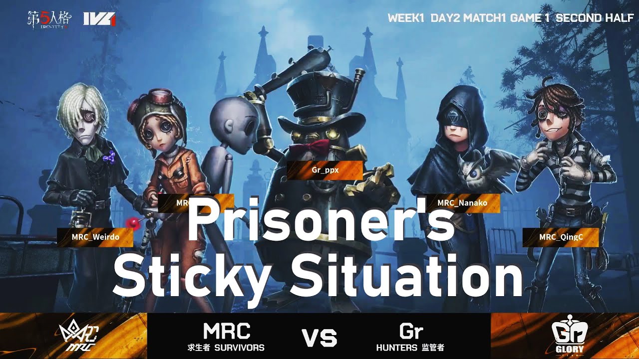 IVL: Prisoner's Sticky Situation | MRC vs Gr | Identity V League 2021 [Eng Sub] - YouTube