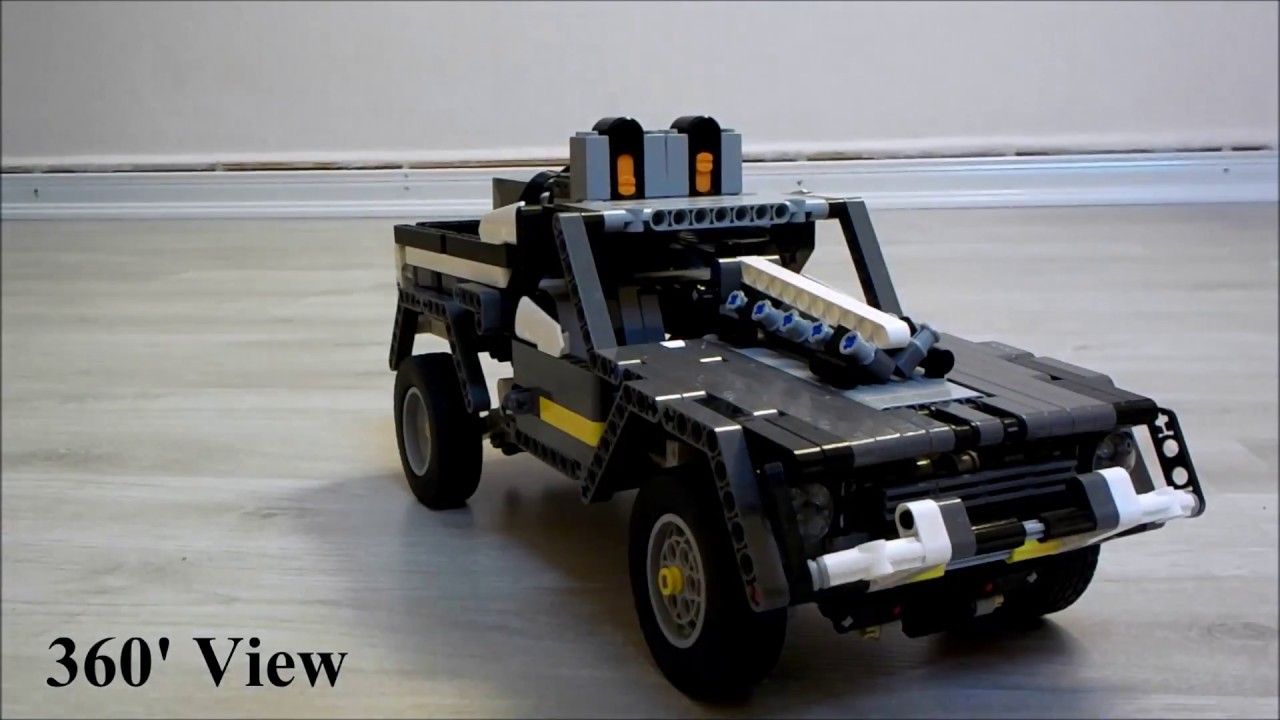 LARGE TORQUE Lego technic RC pick-up truck - YouTube
