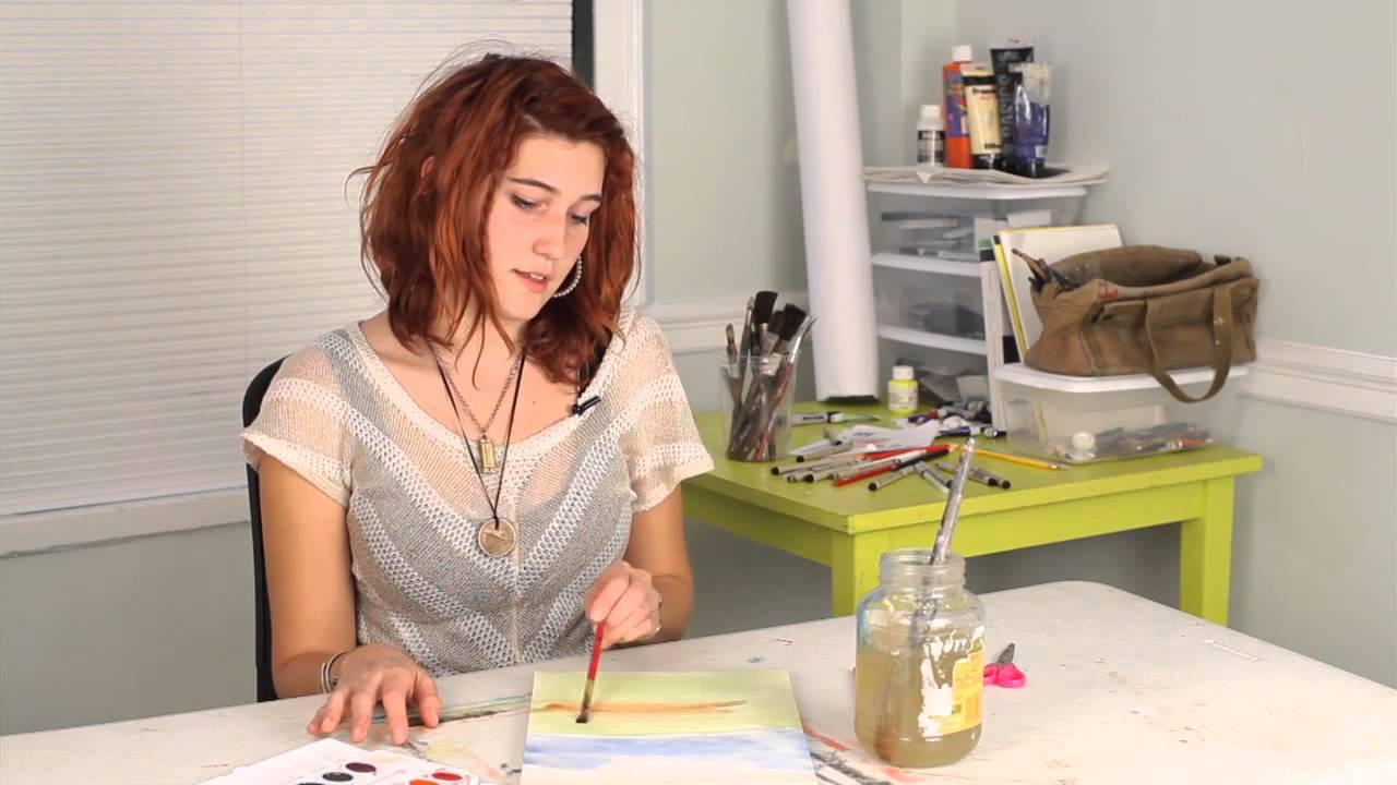 Realism Technique in Watercolor Painting Art : Art Projects - YouTube