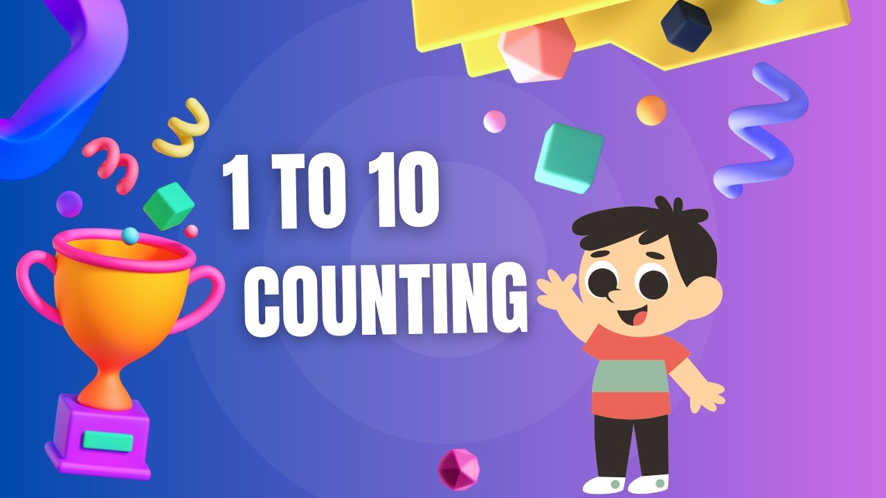 Counting 1-10 Song for Kids | Fun and Educational Counting Song ...