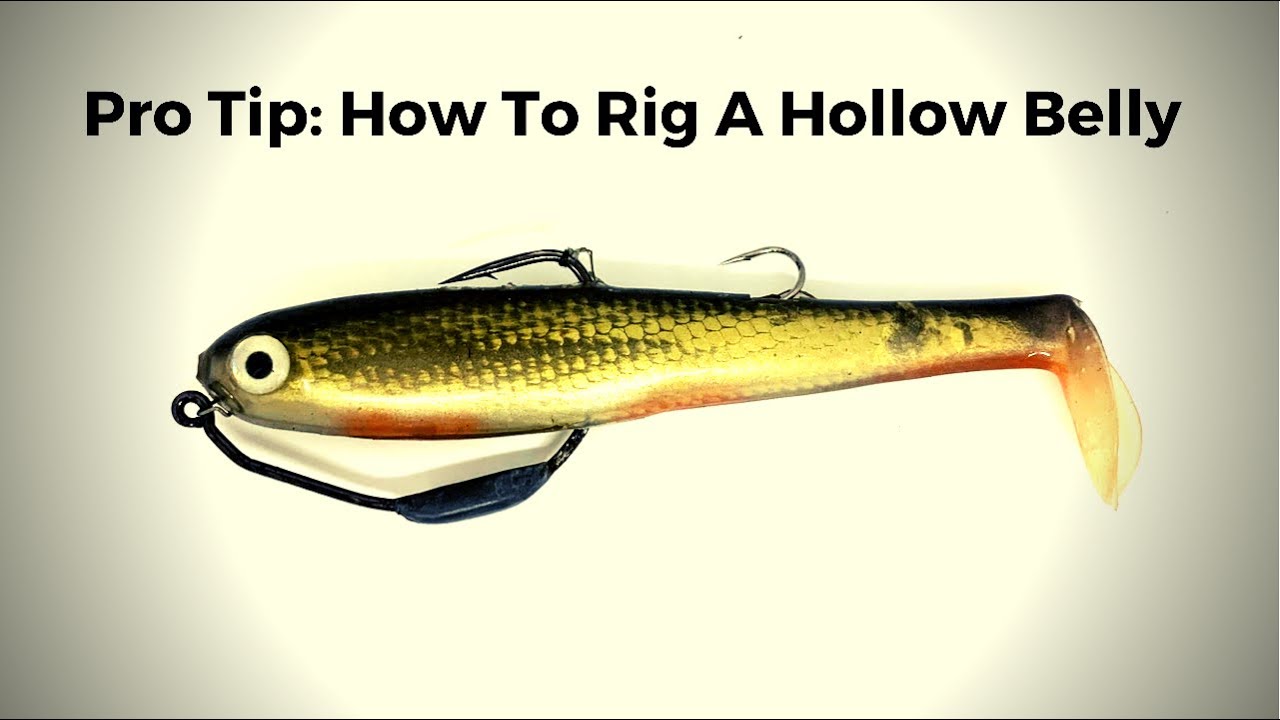 How To Rig A Hollow Belly Swimbait - YouTube
