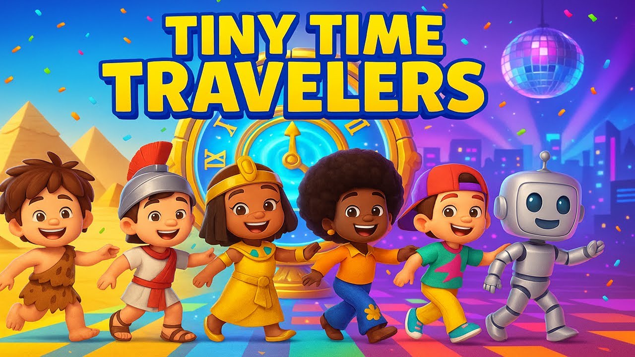 Tiny Time Travelers 🕰️ | Dance Through History with Fun Moves! - YouTube