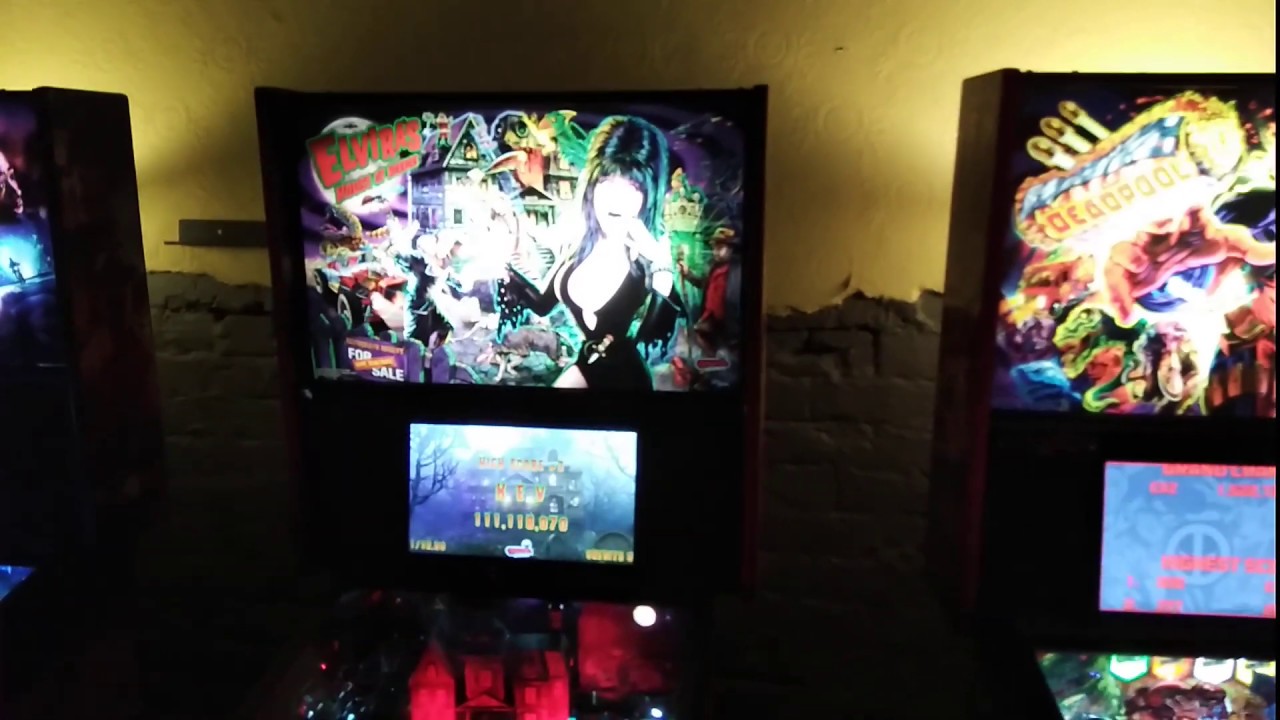 Pixel Alley's Pinball Row As of Feb 2021 - YouTube