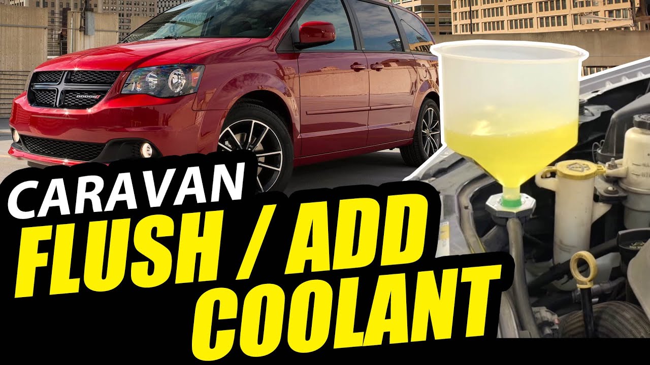 HOW TO REFILL COOLANT, Flush Radiator and Check Antifreeze DODGE ...