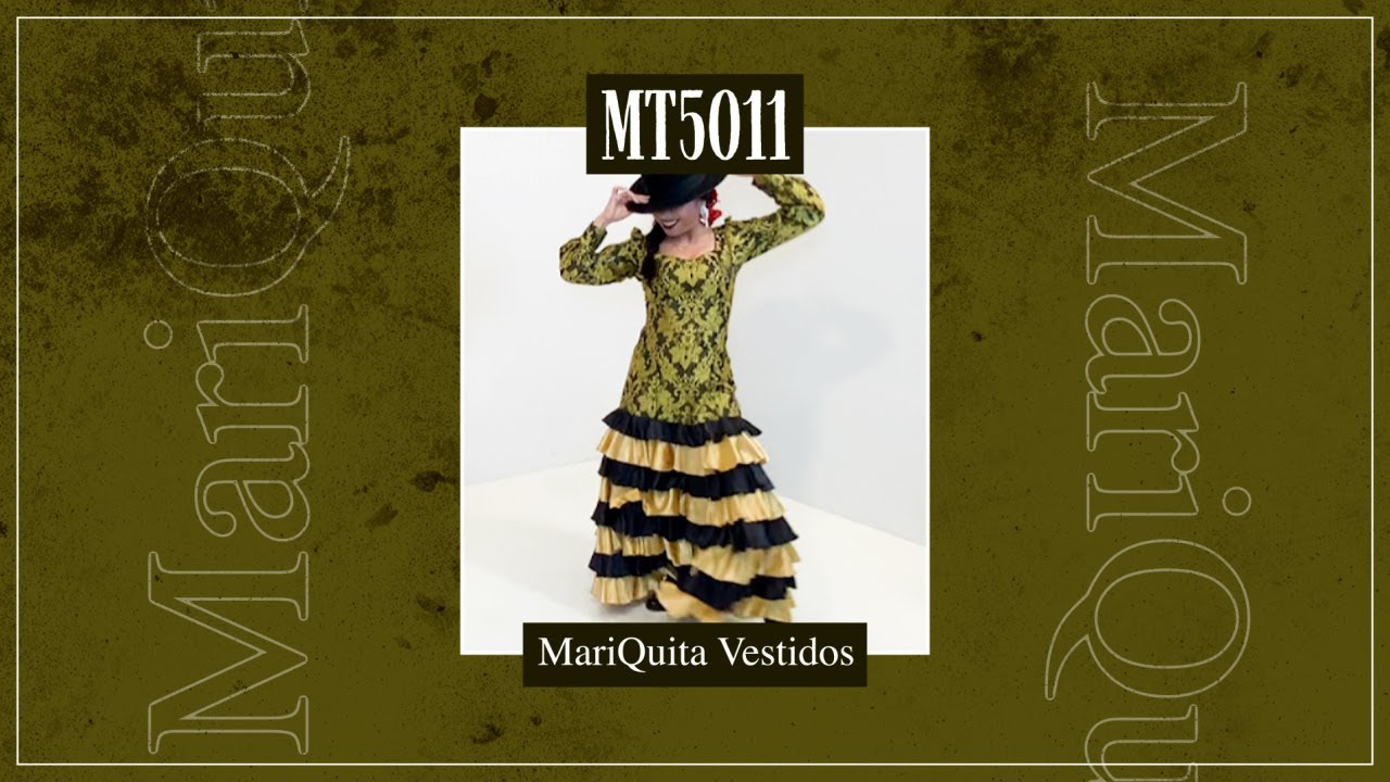 MT5011 カフス袖・8段フリルワンピース＜geranio＞ - YouTube