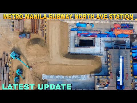 LATEST UPDATE/METRO MANILA SUBWAY NORTH AVENUE STATION UPDATE 
