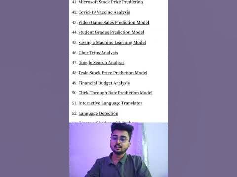 AIML projects for beginners | Data science | Deep learning | Python for ...