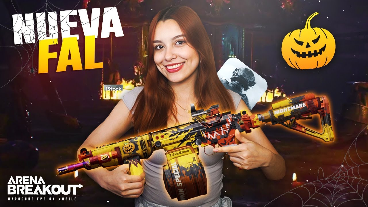 Sacando la Nueva ¡SKIN DE LA FAL HALLOWEEN! 🎃🎃/ Arena Breakout - YouTube