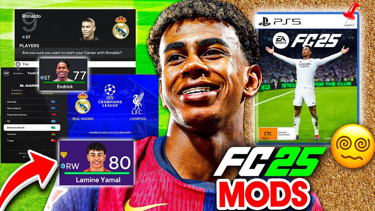 I Played FC 25 Career Mode Features *EARLY* with FC24 Mods! - YouTube