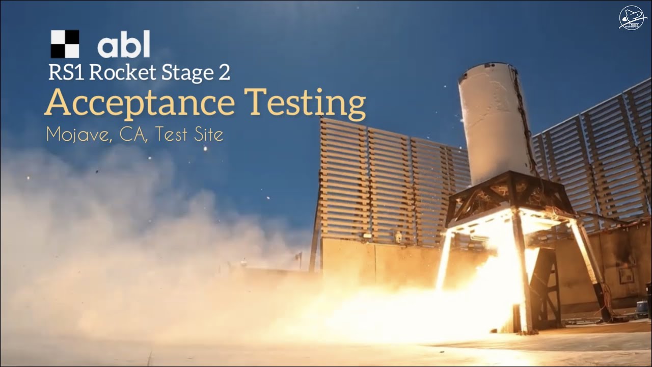 ABL's RS1 Rocket Stage 2 Static Fire Test - YouTube