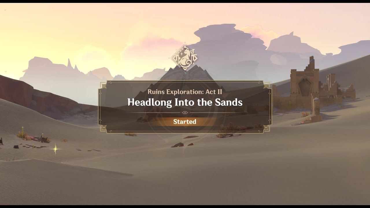 Ruins Exploration: Act 2 - Headlong Into the Sands [Genshin Impact ...