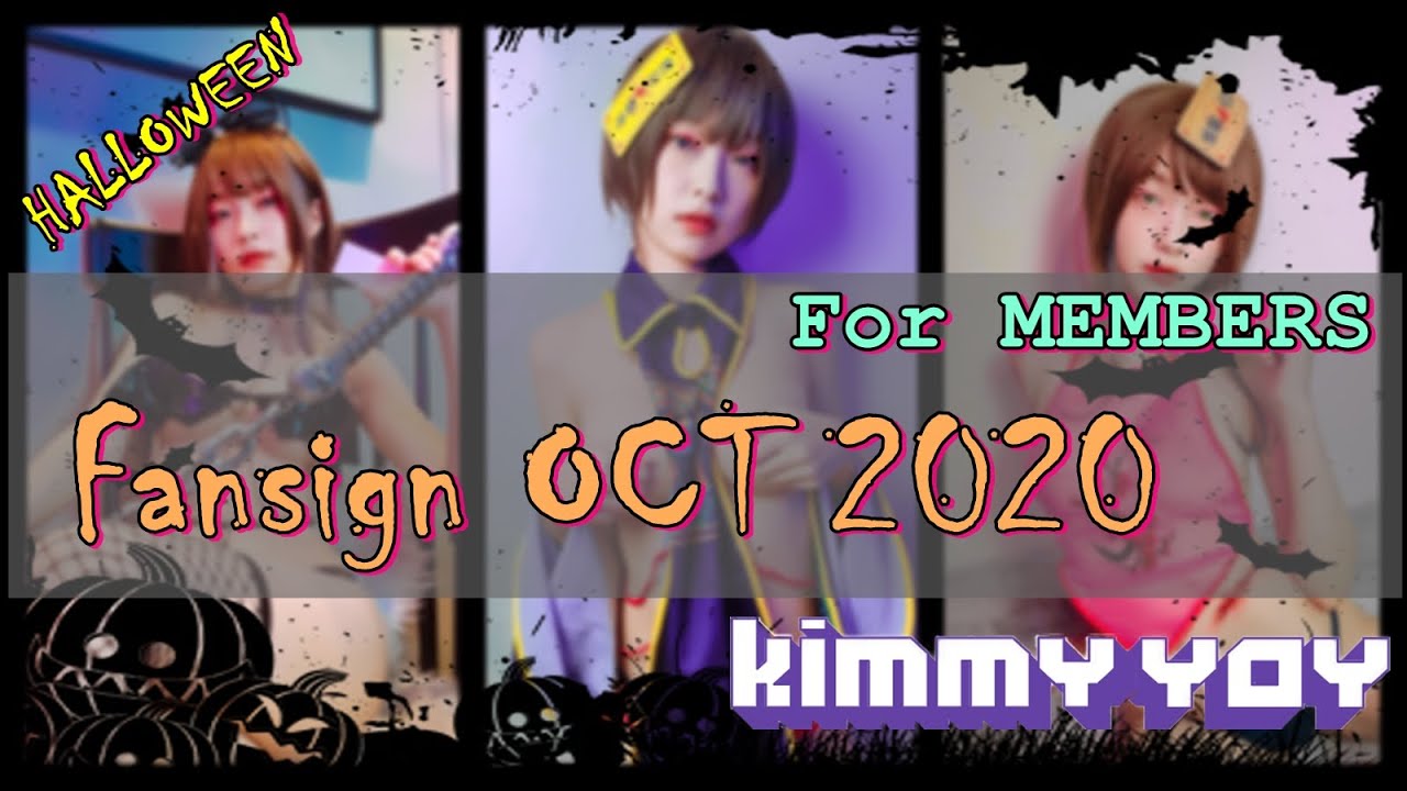 📸 Fansign OCT 2020 (Member) Halloween theme - YouTube
