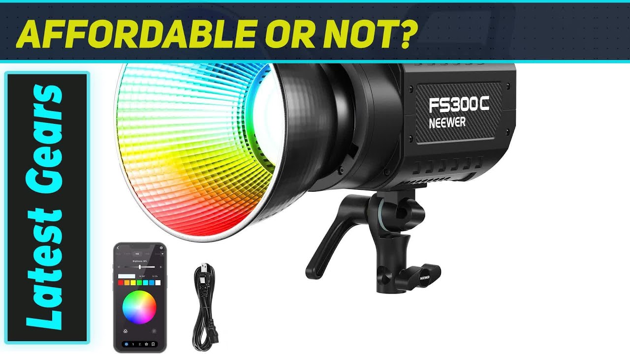 Neewer FS300C: The BEST Budget RGB Light? - YouTube