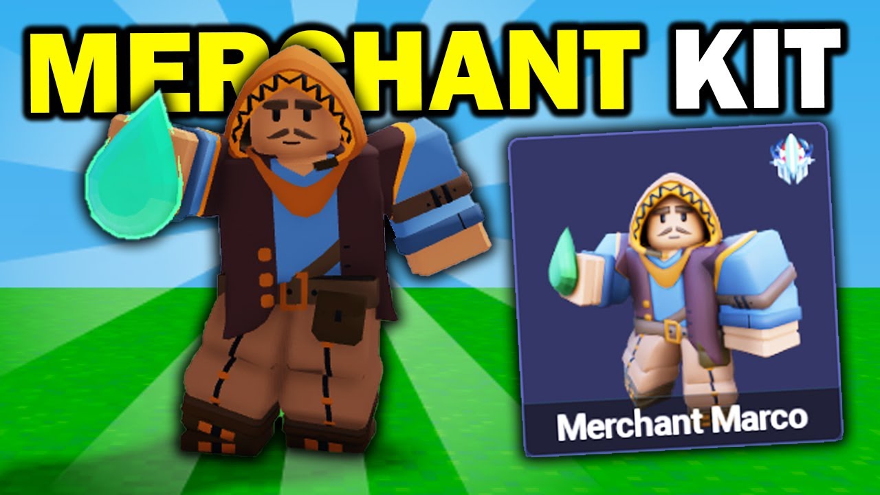 *NEW* MERCHANT KIT!! (Season 5) In Roblox Bedwars - YouTube