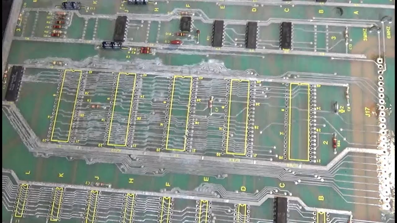 Repairing and removing oxidation from a battle zone aux pcb - YouTube