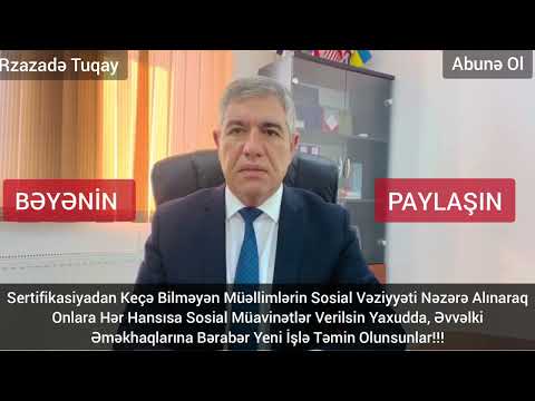 Sertifikasiyadan Kəsilən Müəllimlər İşlə Təmin Olunacaqmı? Söhbət 743 Müəllimdən, 743 Ailədən Gedir.