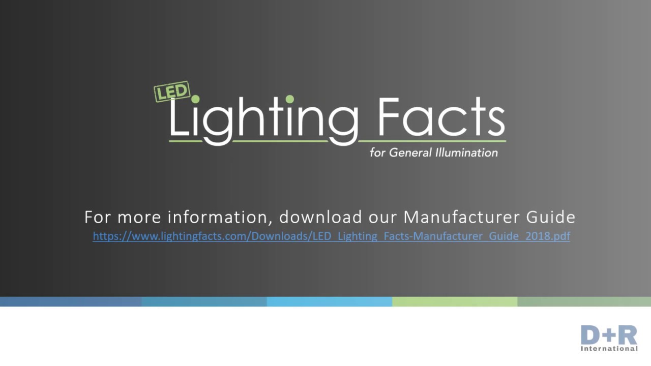LED Lighting Facts Analytics Page - YouTube