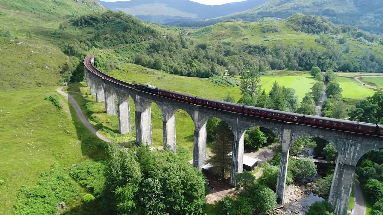 Jacobite Express Steam Train Journey through the Highlands of Scotland ...