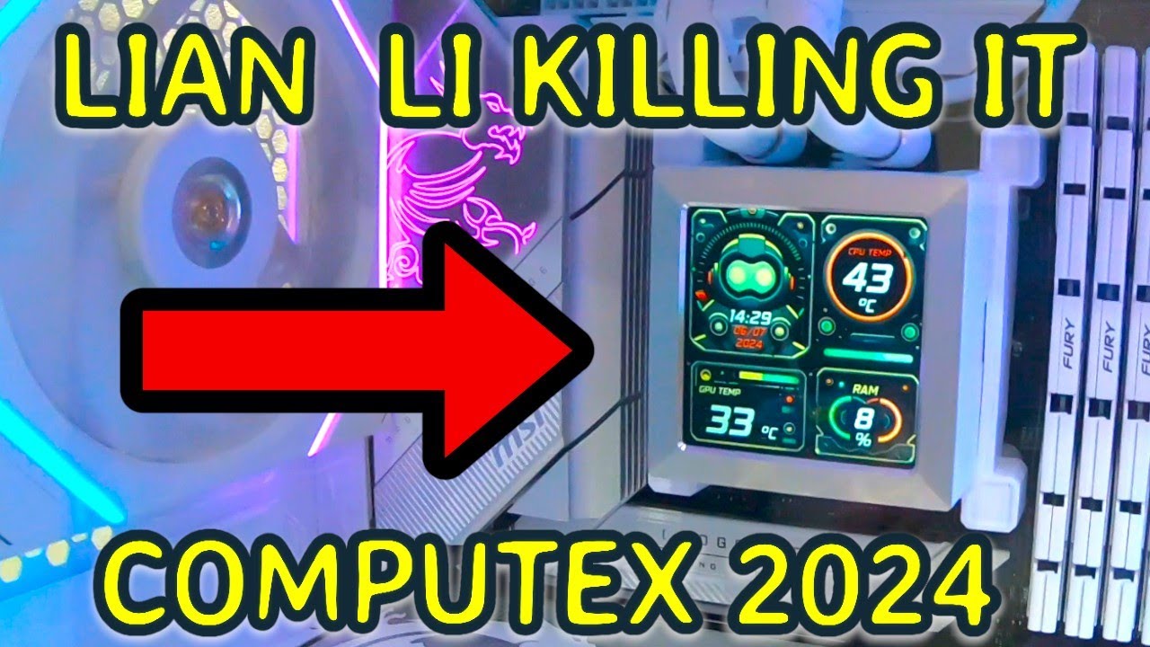 Lian Li Computex 2024: Wireless RGB controllers, Sexy AIO displays, New ...
