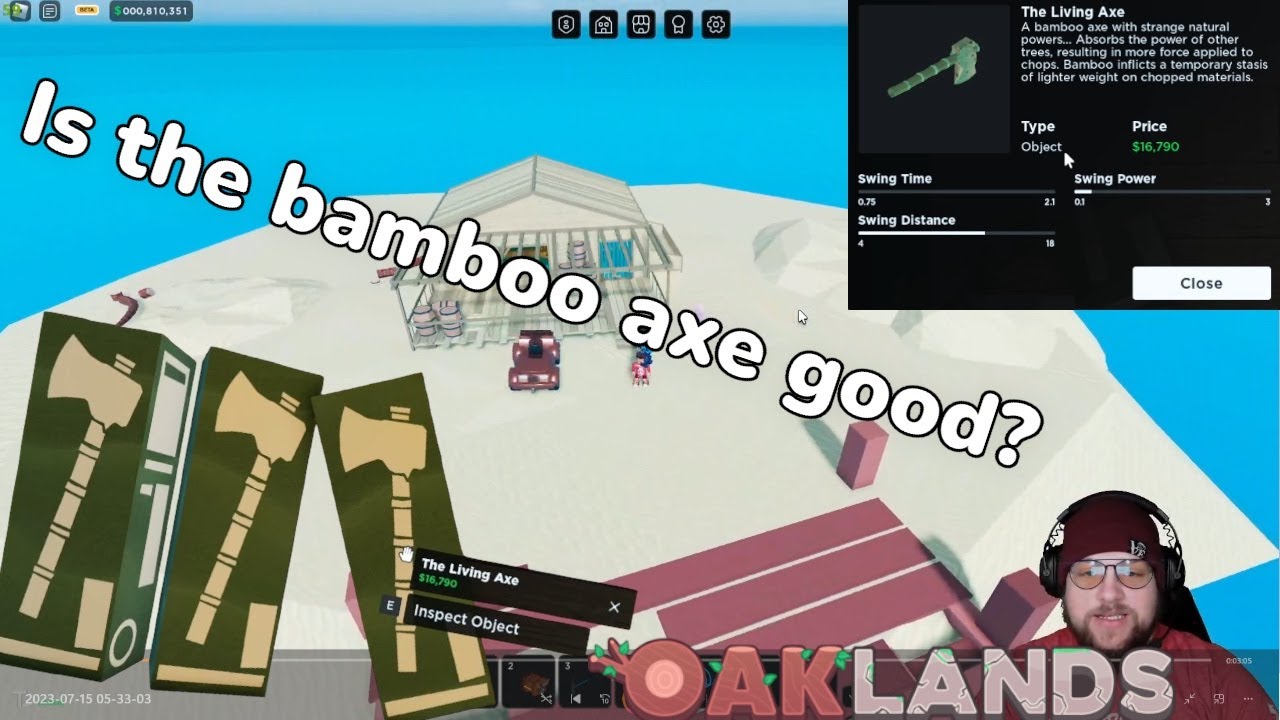 Is the Bamboo axe good? Oaklands - YouTube
