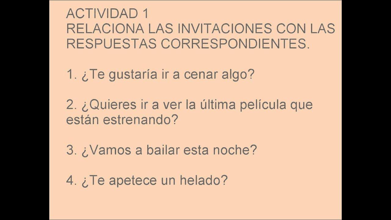 Invitar, aceptar y rechazar invitaciones - YouTube