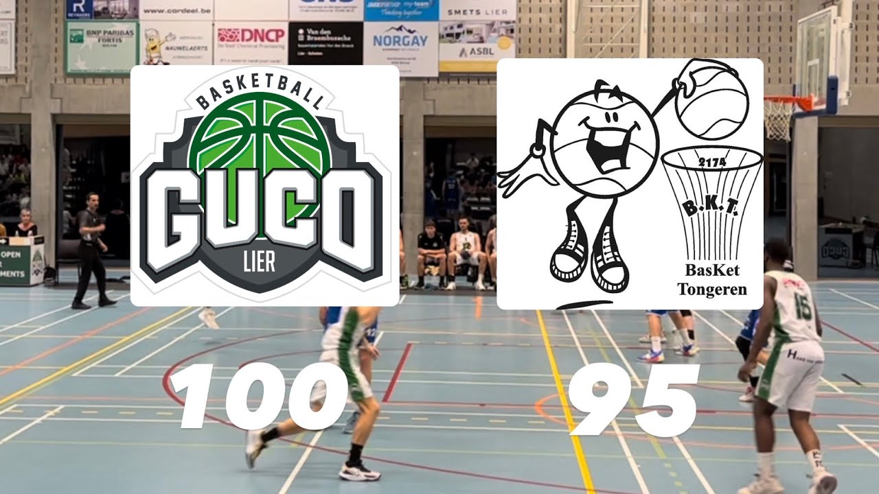 Guco Lier (TDM1) vs BasKet Tongeren (TDM2): 100-95 (Belgian Cup 🏆 ...