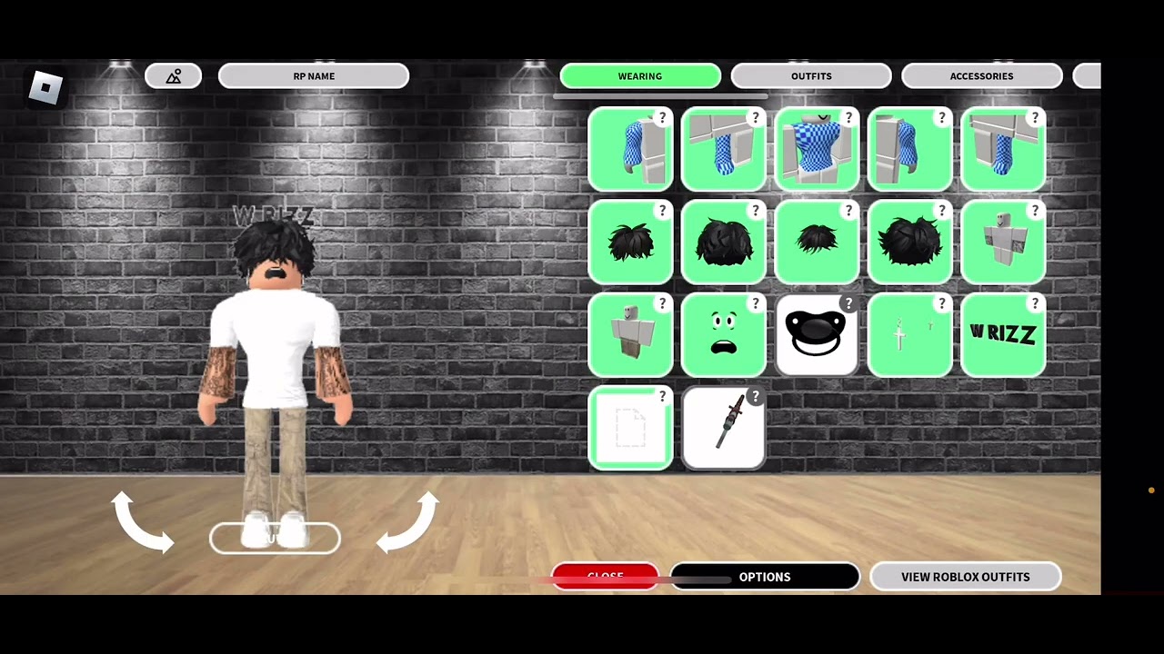 W RIZZ OVER HEAD LETTERS (Roblox Hsl) - YouTube