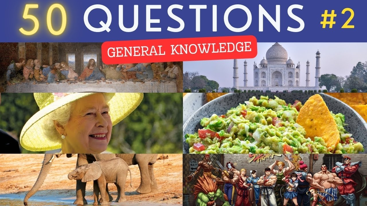 Can You Pass This General Knowledge Quiz? #2 ¦ 50 Trivia Questions ...