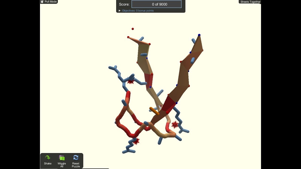 Fold it a protein puzzle game for science - YouTube