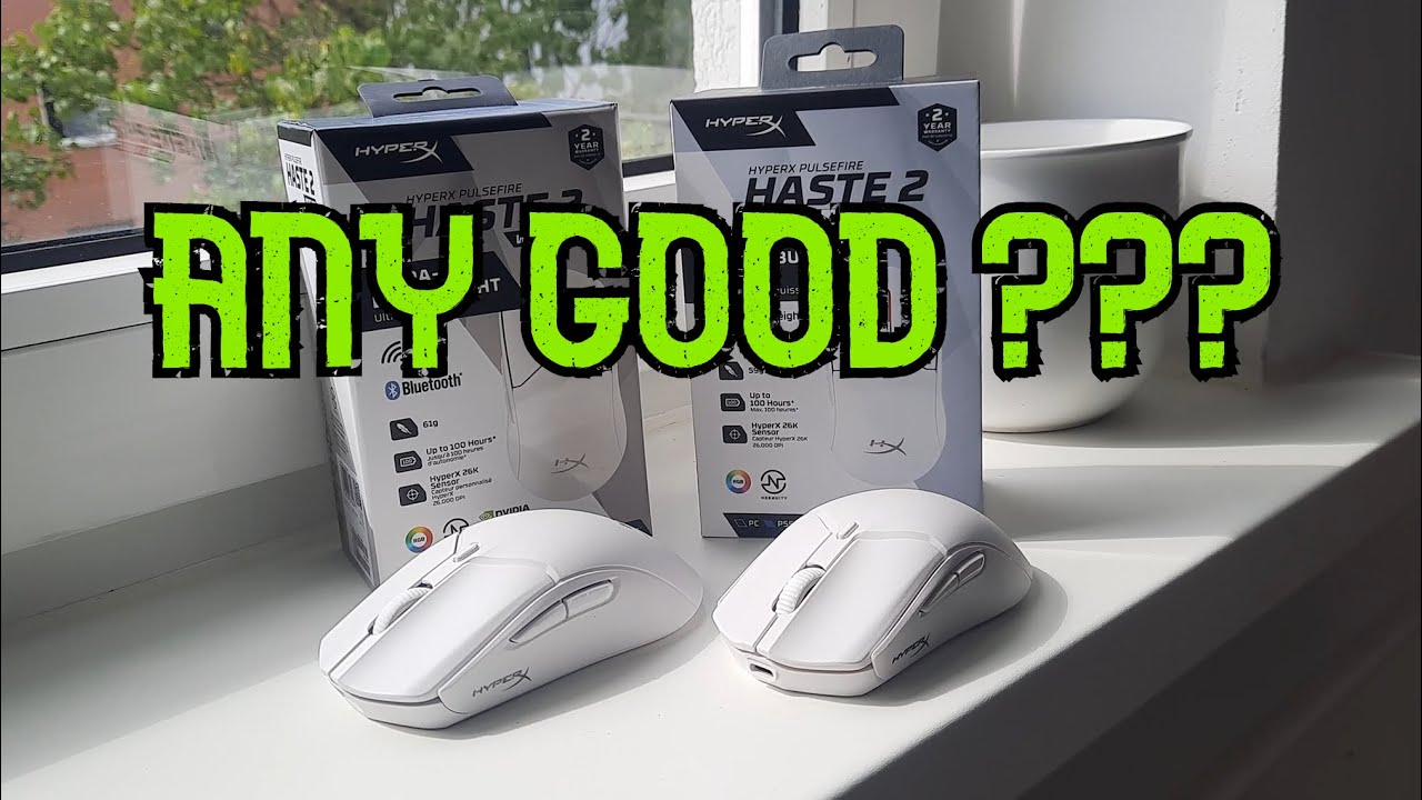 The best Wireless Gaming Mouse 2024? HyperX Haste 2 vs Haste 2 mini ...
