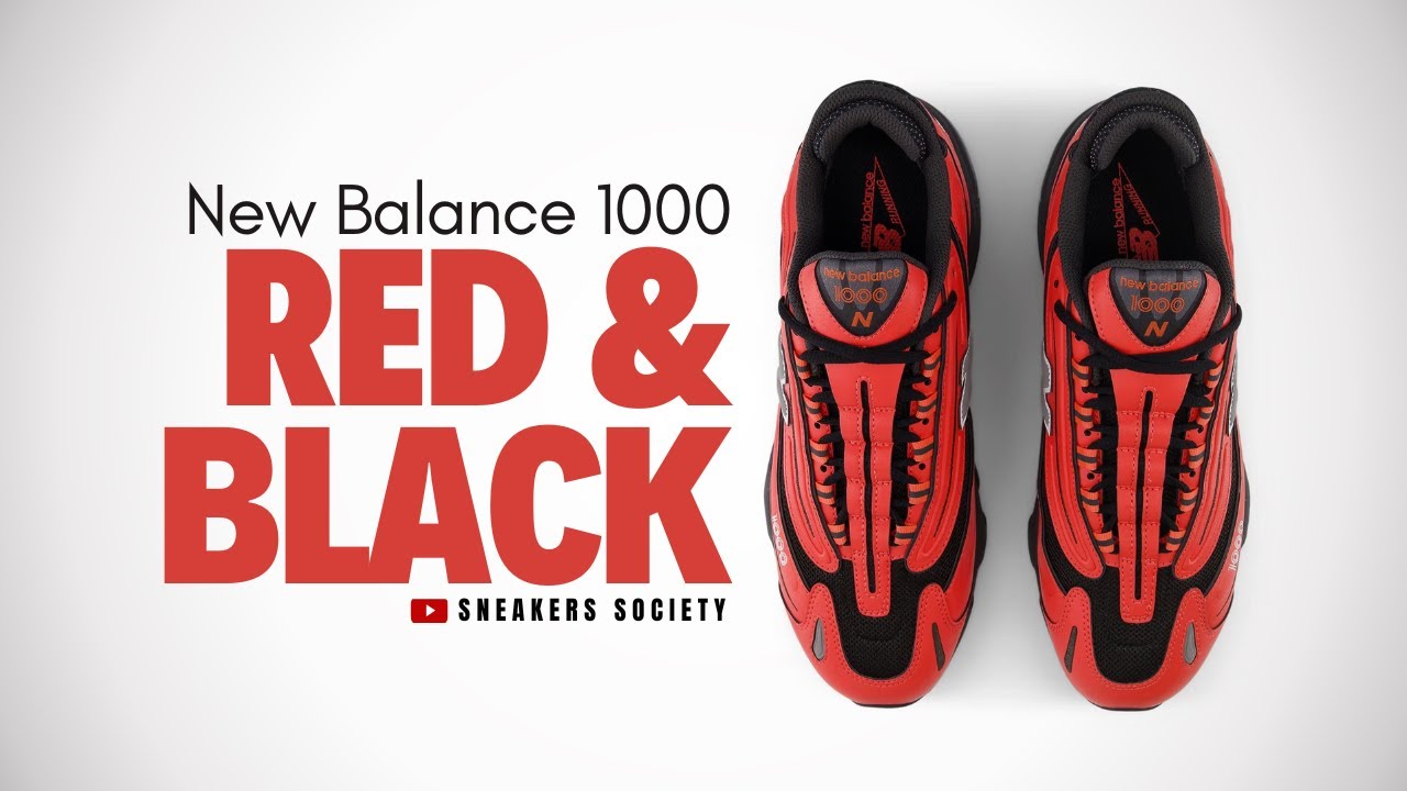 RED & BLACK 2025 New Balance 1000 | DETAILED LOOK + PRICE - YouTube