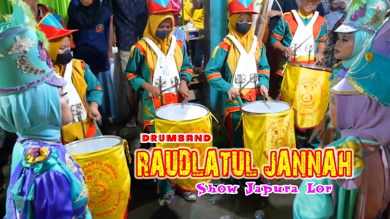 DRUMBAND RAUDLATUL JANNAH Live Japura Lor, 13 November 2022 - YouTube