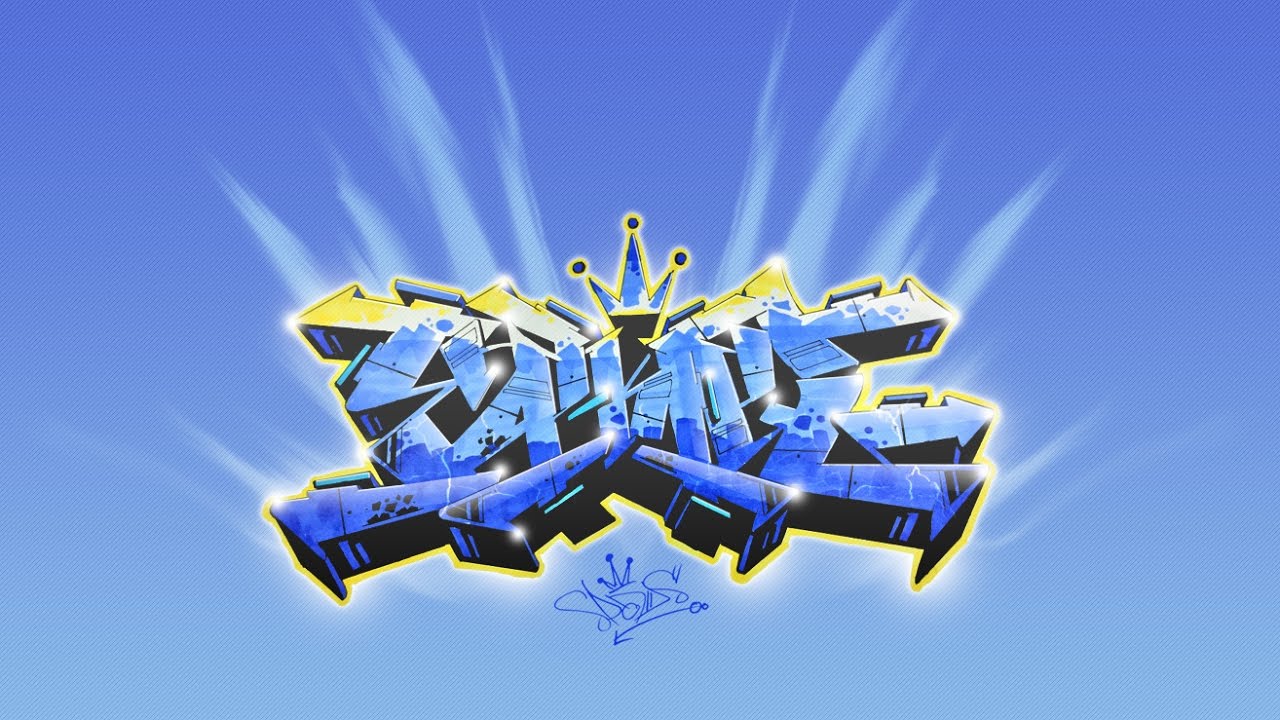 Ezekiel | Graffiti Names | Speed Drawing - YouTube