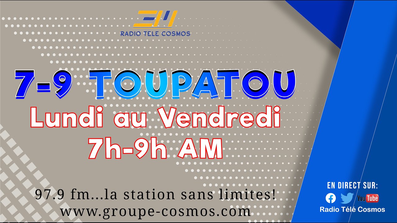 7 9 TOU PA TOU | 09 MAI 2023 | Radio Télé Cosmos - YouTube