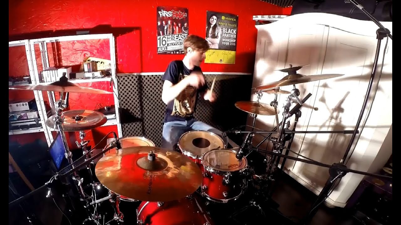 Twenty One Pilots - Ride [Drum cover] by Jordan Kiefer - YouTube