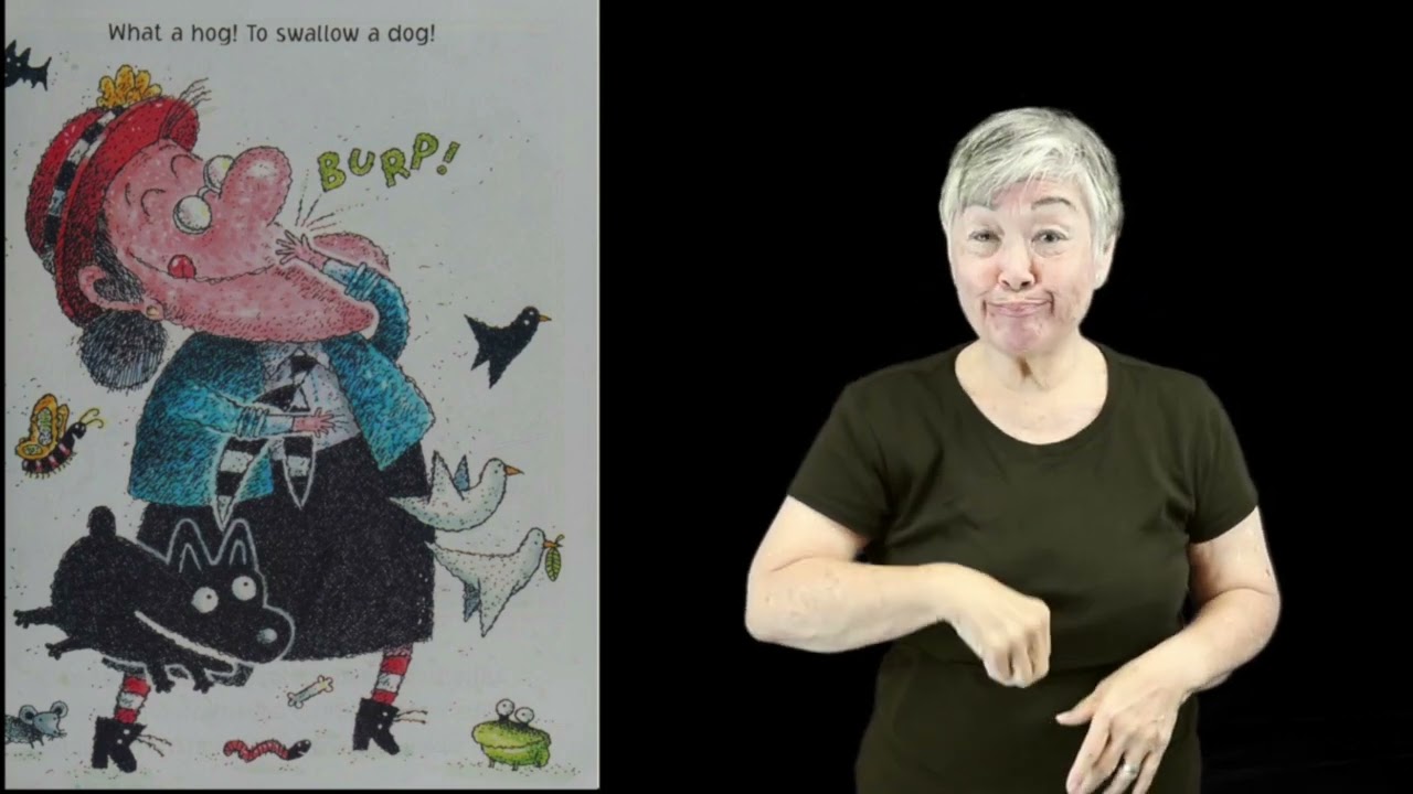 There was an Old Lady who Swallowed a Fly (In ASL) - YouTube