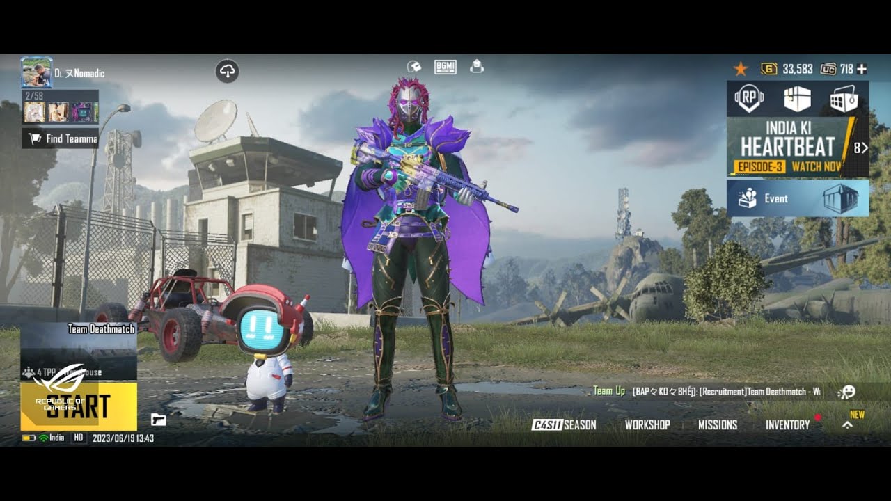 BGMI Live Stream | Lets start a new journey - YouTube