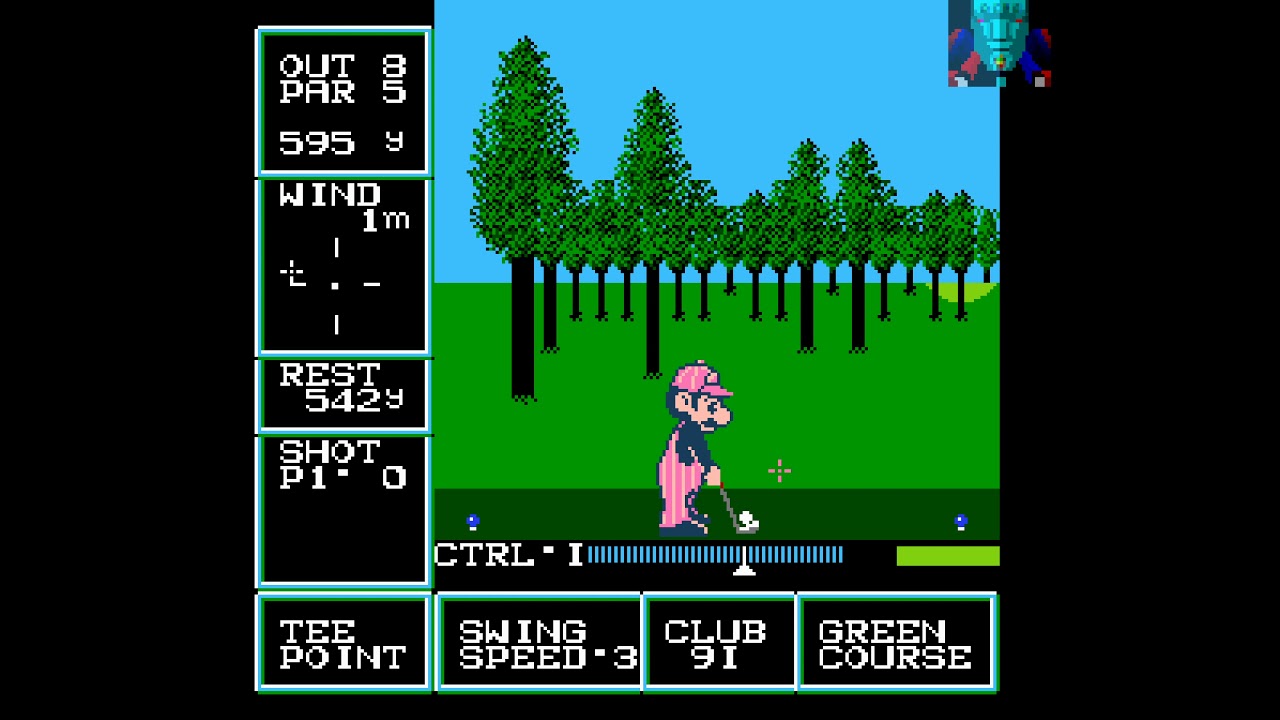 NES/Famicom Game: Family Computer Golf - US Course (1987 Nintendo ...