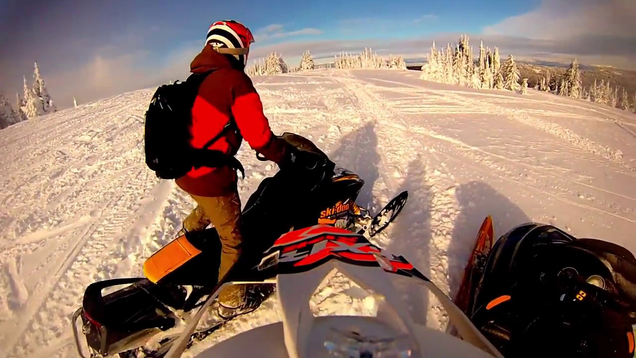 sledding in the mountains for the first time - YouTube