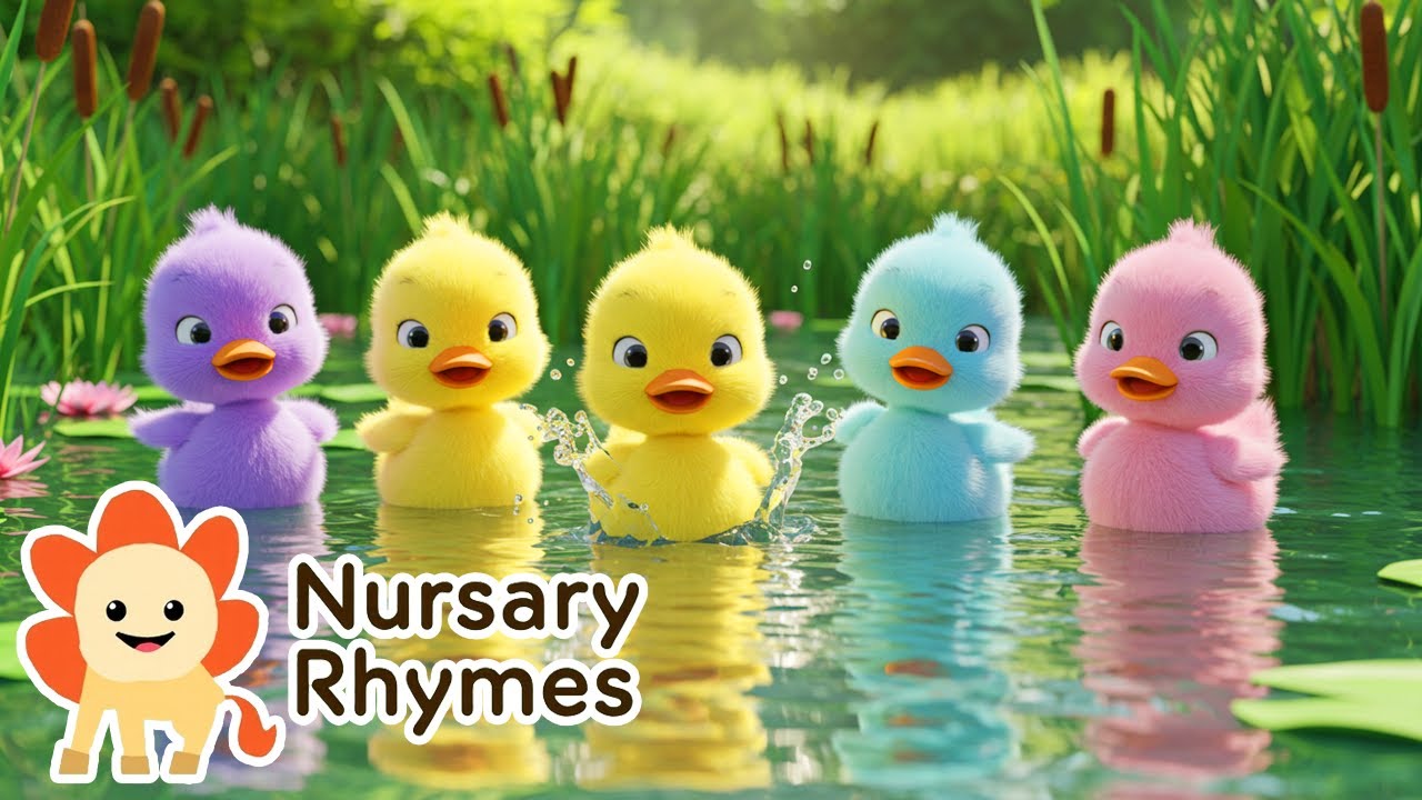 5 Little Ducks Came Back! 🦆 Fun Counting Song for Kids & Toddlers - YouTube