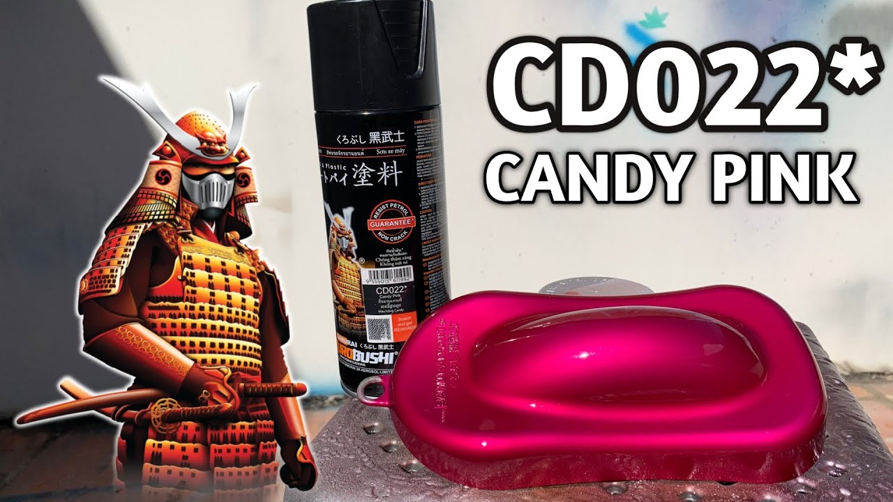 Candy Pink CD022* of Samurai Paint - YouTube