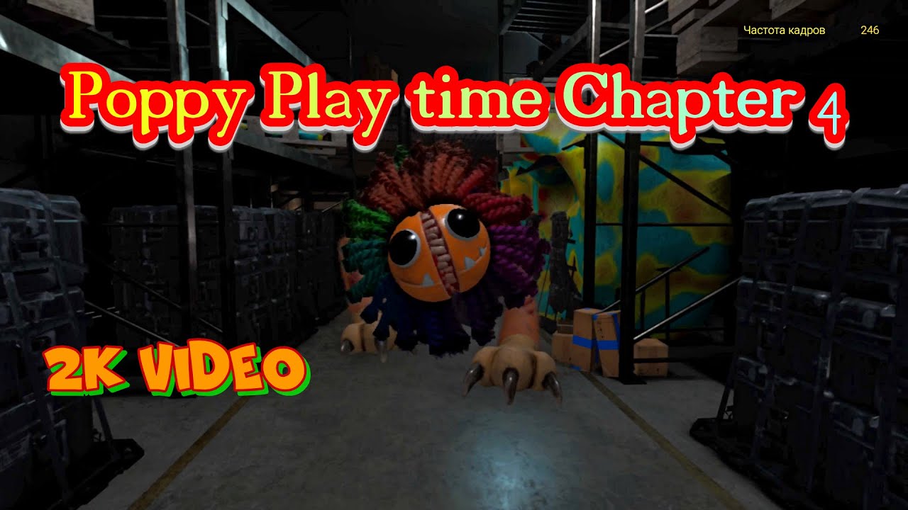 Poppy Playtime Chapter 4 - Encounter and escape from a giant monster ...