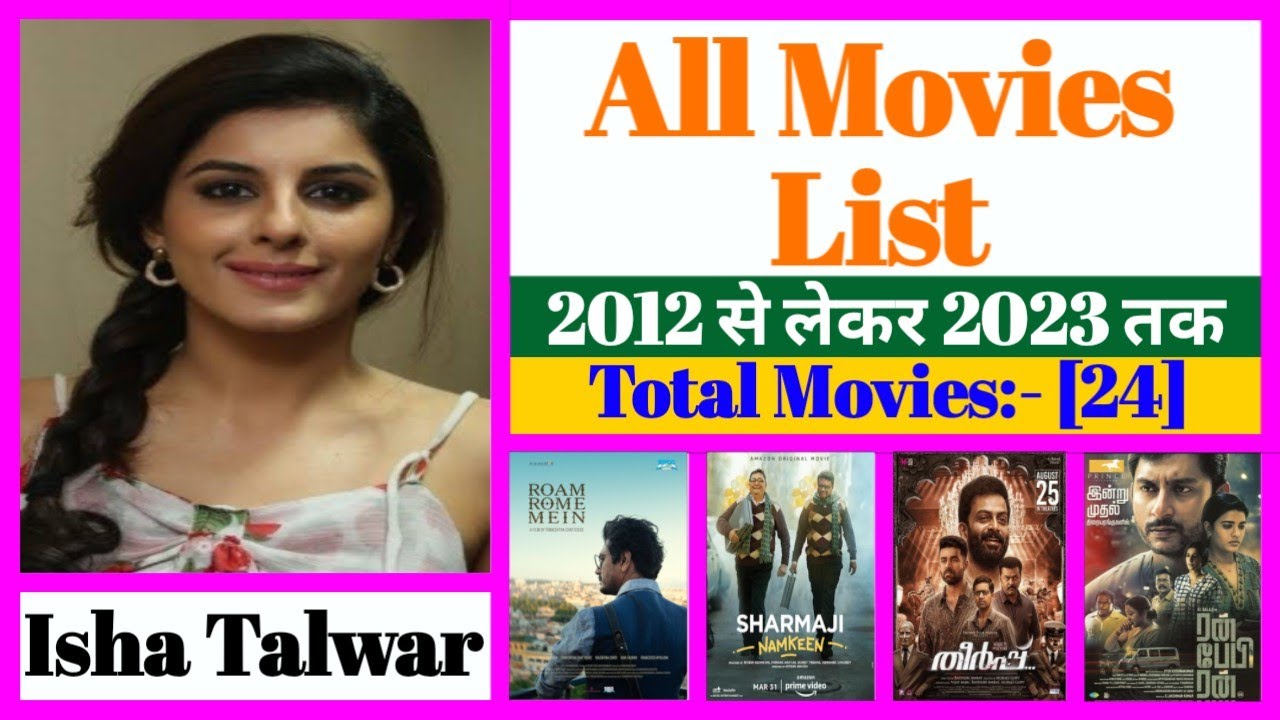 Isha Talwar All Movies List || Stardust Movies List - YouTube