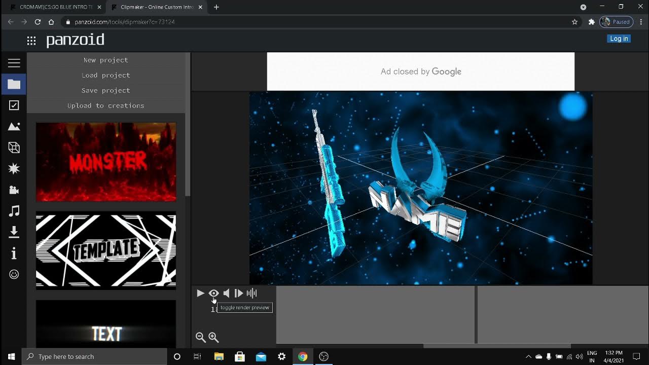 Panzoid Intro Tutorial | Make Professional Intro For YouTube Video ...