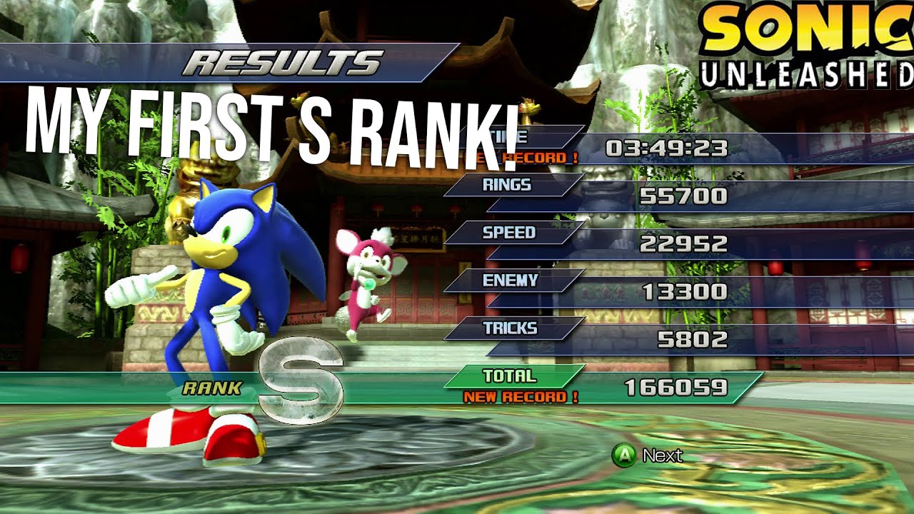 MY FIRST S RANK! - SONIC UNLEASHED EPISODE 6! - YouTube